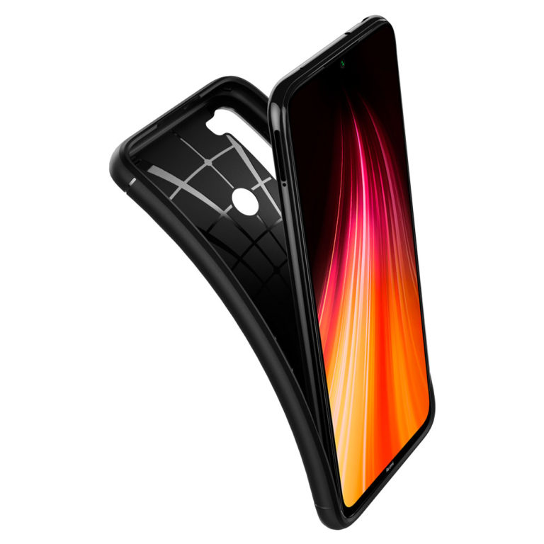 Redmi Note 8 Rugged Armor Case by Spigen Matte Black ACS00271 - ATC Express